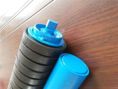 China AFNOR Standard Conveyor Impact Roller 102mm Oil Resistant Impact Idlers for Belt Conveyor for sale