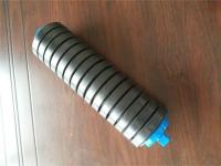 China 6204 Double Sealed Bearing Impact Idler Roller for Mining Industry for sale