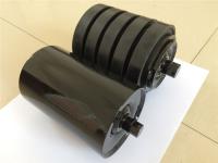 China Rubber Lined Conveyor Impact Roller 89mm to 219mm DIN S235JR for Coal Mining for sale