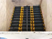 China Rubber Lagging C4 Mining Conveyor Impact Roller For Coal Transportation for sale