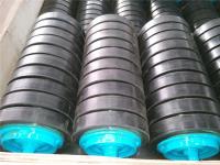 China Rubber Lagging C4 Mining Conveyor Impact Roller For Coal Transportation for sale