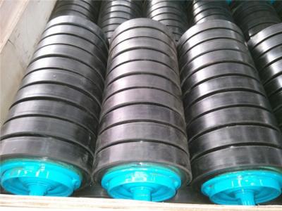 China Rubber Lagging C4 Mining Conveyor Impact Roller For Coal Transportation for sale