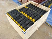 China Rubber Lagging C4 Mining Conveyor Impact Roller For Coal Transportation for sale