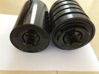 China 200kg Rubber Coated Conveyor Impact Roller Conveyor Transmission for sale