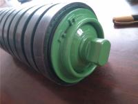 China 200kg Rubber Coated Conveyor Impact Roller Conveyor Transmission for sale