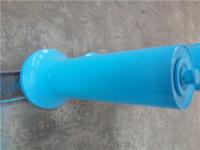 China Heavy Duty Q235 Self Aligning Idler Conveyor Roller 60-219mm Electric Static Spraying for sale