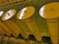 China Rubber Coated Self Aligning Conveyor Roller 89-159mm Diameter ISO Certified for sale
