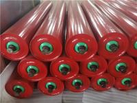 China SGS Galvanized Heavy Duty Gravity Roller Conveyor Impact Idlers anti fire for sale