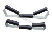 China Powder Coating 45kw DT II Transition Idlers Belt Conveyor 89mm 194mm for sale