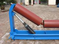 China Carbon Steel Q345B Garland Idlers Belt Conveyor 76-219mm Baked Painting for sale