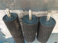 China Wear Resistant Oxygenation Rubber Lagging Pulley With CN Adhesive Layer for sale
