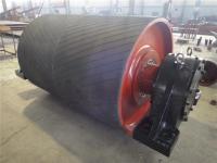 China Strong Traction 15mm Motorized Pulleys Rubber Lagging For Conveyor Pulley for sale