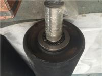 China Self Cleaning Rubber Lagging Conveyor Pulley 1000T/H for Chemical Plant for sale