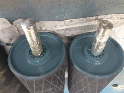 China Stainless Steel Conveyor Drive Pulley 315mm with Wheel Bearing for Belt Conveyor Systems for sale