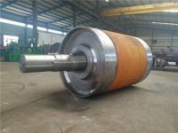 China Rubber Coating Spiral Wing Pulley Waterproof 3000mm Conveyor Belt Drum for sale
