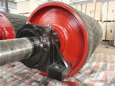 China Cement Plant 500mm Width Pci Conveyor Pulleys For Belt Handling for sale