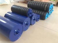 China Industrial Black Rubber 89mm Belt Conveyor Rollers for sale