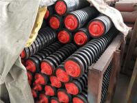 China Black Ends Mining 220V Conveyor Impact Roller 89mm Diameter 150-3500mm Length for sale