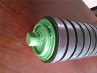 China Rubber Coated Disc Return Idler Impact 200MM Steel Conveyor Rollers for sale