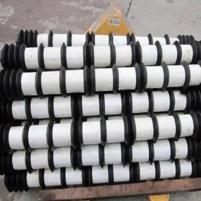 China Flat Mining Belt Conveyor 76mm Return Idler Roller CEMA DIN ISO for sale