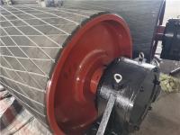 China Belt Conveyor Pulley Drum Bend Pulley Steel Lagging 200mm Diameter ISO9001 for sale