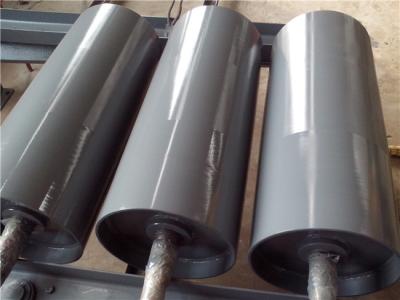 China Steel Belt Conveyor Carrier Roller 108mm Diameter for Coal Mining Crushing Plant for sale