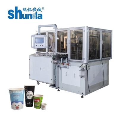 China Disposal One Time Use Automatic Paper Cup Machine 180pcs/Min High Speed for sale