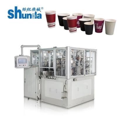 China 380V / 220V Air Compressor 0.5Mpa Paper Tea Cup Machine 3600KG Weight for sale