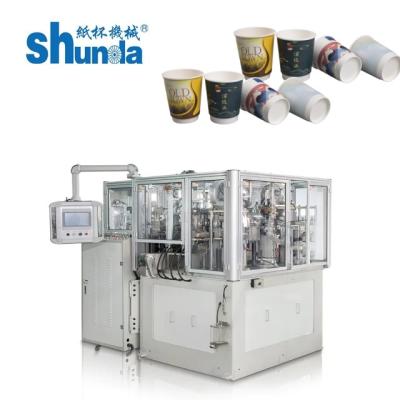 China 220V/380V Sealing Paper Tea Beverage Container Forming Machine With Ultrasonic And Hot Air Heating for sale