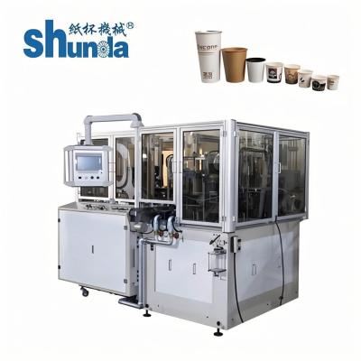 China PE / PLA Coated Eco Friendly Tea Cup Paper Cutting Machine for sale