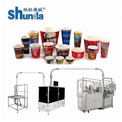 China Double Wall Making Automatic Paper Cup Machine Operates Smoothly And Efficiently for sale