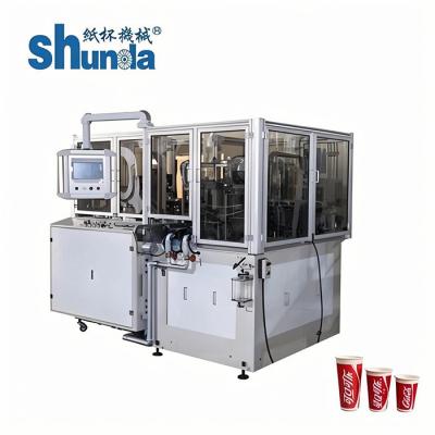 China PE / PLA Coated Automatic Paper Cup Machine High Speed for sale