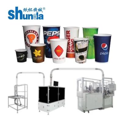 China 135-450gsm Paper Cup Tea Machine For Beverage Containers for sale