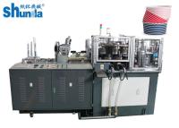 China High Speed Paper Bowl Making Machine 60HZ 12KW With Ultrasonic / Hot Air Sealing for sale