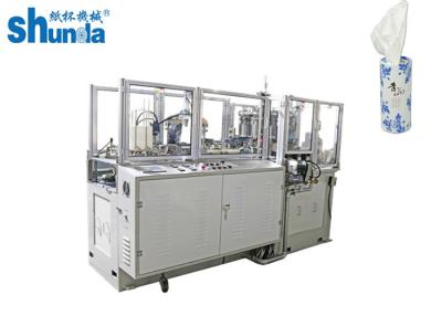 China Automatic Middle Speed Straight Wall Round Paper Cup Tube Container Forming Making Machine for sale