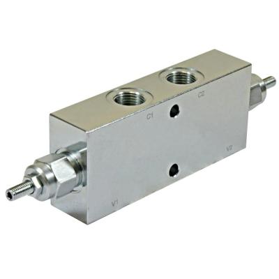 China Balance Hydraulic Over Centre Valve Steel 350bar / 210bar Rated Pressure for sale