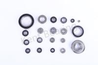 China Deep Groove Ball Bearing 6000 6200 6300 Series Carbon Steel GCr15 Stainless Steel for Motors for sale