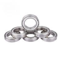 China Miniature Deep Groove Ball Bearing 6802 15x24x5mm ZZ 2RS Open Radial Load for sale