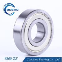 China 6800 Series Deep Groove Ball Bearing 10x19x5mm Single Row Bearing Steel for sale