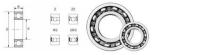 China P5 Deep Groove Ball Bearing for Motorcycle Auto Parts Contact Angle 0 High Precision for sale