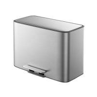 China Rectangular Foot Operated Trash Can With Inner Bucket , Home Kitchen Step Trash Can for sale