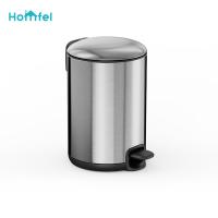 China 3L 5L 12L 20L 30L Steel Round foot operated trash can for Home Bathroom Kitchen for sale