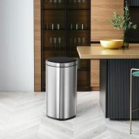 China Touchless Intelligent Smart Sensor Bin Trash Can Stainless Steel Sustainable Household for sale