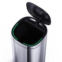 China Touchless Intelligent Smart Sensor Bin Trash Can Stainless Steel Sustainable Household for sale