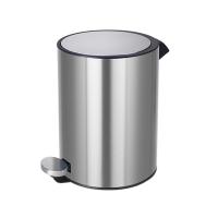 China Fingerprint Proof Pedal Trash Bin , Metal Kitchen Trash Can With Foot Pedal for sale