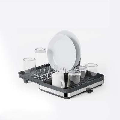 China Space Saving Steel Kitchen Dish Rack For Kitchen Organization And Storage for sale