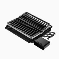 China Foldable Kitchen Dish Rack Sustainable Metal Wire Utensil Holder for Storage and Drying for sale