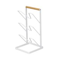 China Kitchen Metal Wall Drying Hook Pot Cover Cookware Cover Storage Holder Non-folding Rack for sale