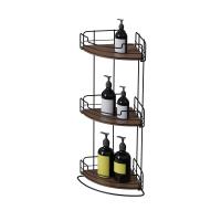 China Multi-function Standing Type Iron Wire Bathroom Organizer Stainless Steel Shower Rack for sale