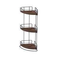 China Multi-function Standing Type Iron Wire Bathroom Organizer Stainless Steel Shower Rack for sale